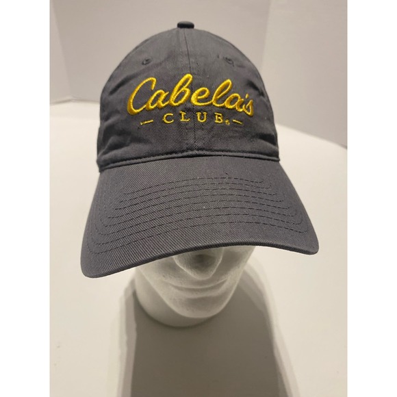 Cabela's | Accessories | Cabelas Club Smokey Gray Hat Cap Logo ...